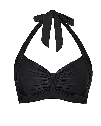 Halter Bikini Tops Retro Swimsuit Tops – Yonique